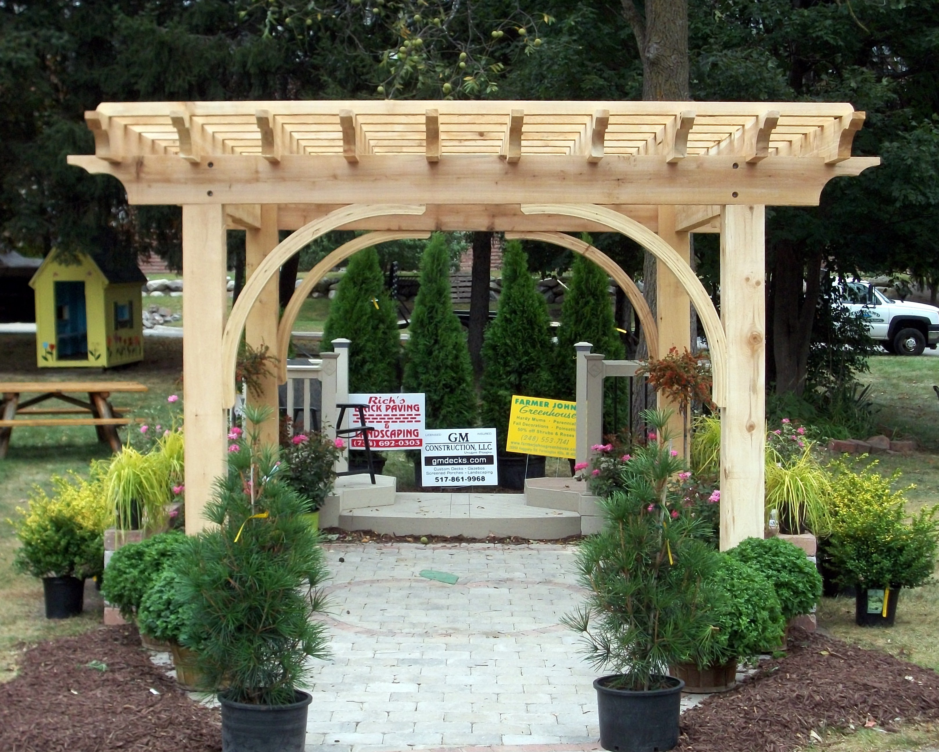 Southeastern Michigan Custom Pergolas Photo Gallery by GM Construction ...